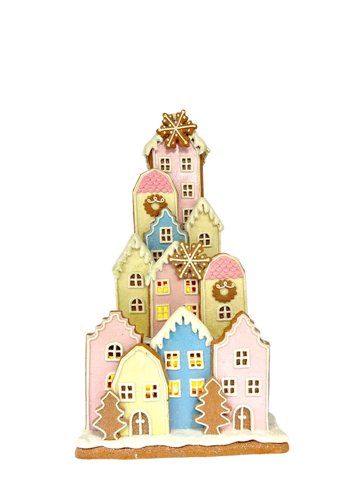 Pastel Holiday in Provence Gingerbread House | St Nicholas
