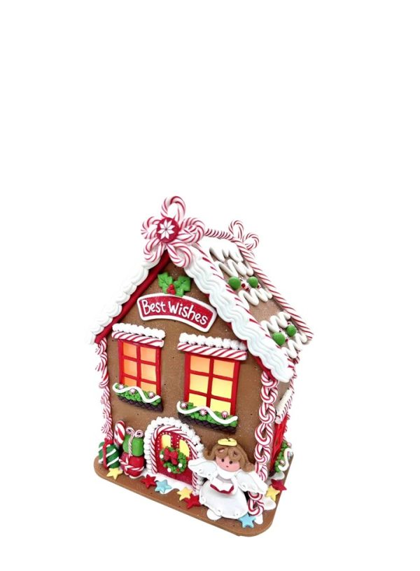 Gingerbread House LED Decoration | St Nicholas Christmas Cave