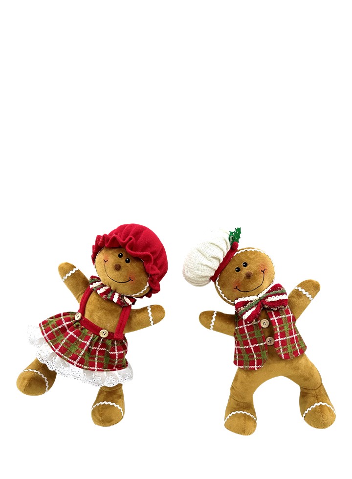 Gingerbread Man Decor Gingy Set | St Nicholas Christmas Cave