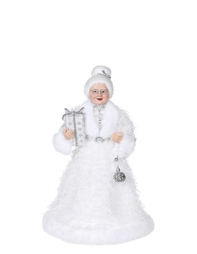 Mrs Claus Winter Frosts Figurine | St Nicholas Christmas Cave