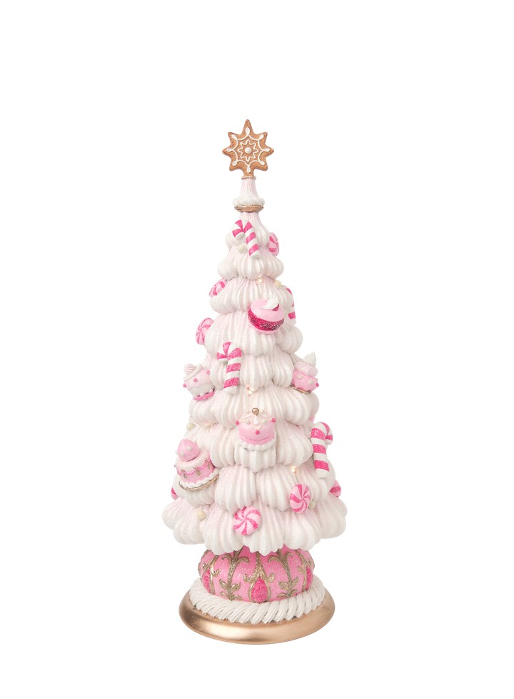 Pink White Whipped Sweet Tree | St Nicholas Christmas Cave