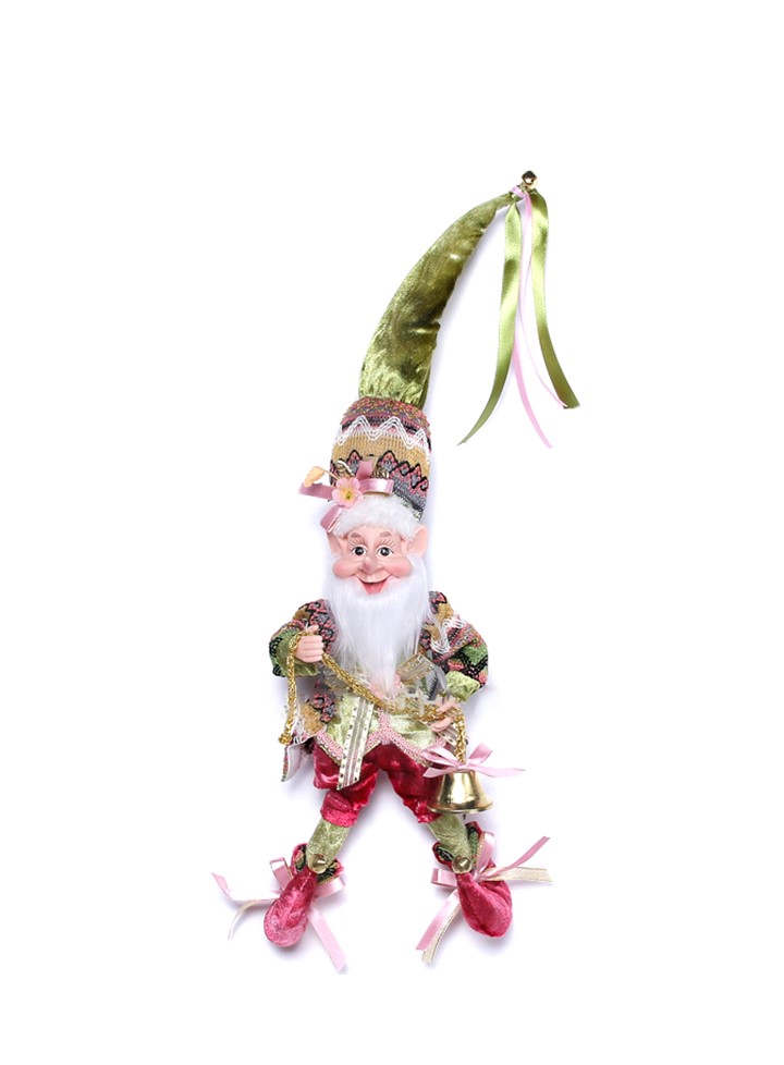 Christmas Elf Figaro Figurine | St Nicholas Christmas Cave