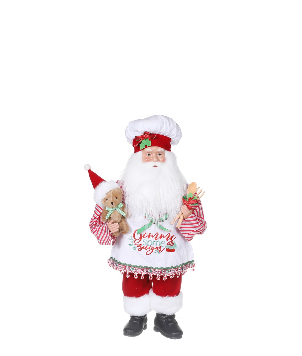 Cooking Galore Santa Figurine | St Nicholas Christmas Cave
