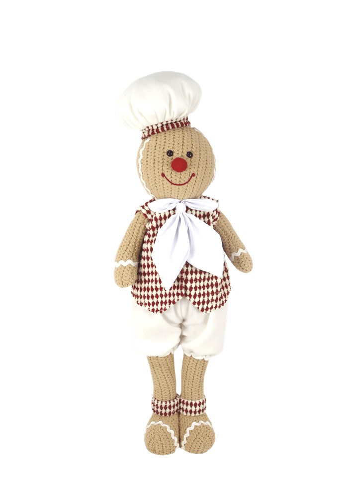 Gingerbread Man Boy Ginger Figurine | St Nicholas Christmas Cave