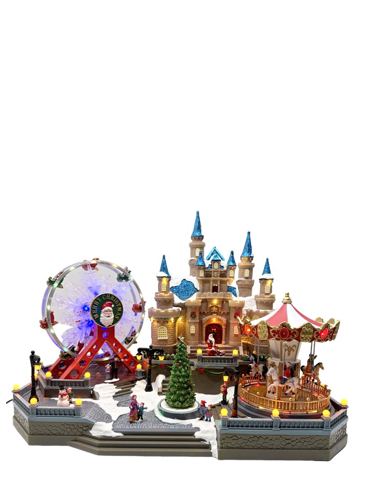 Christmas Castle Fairground LED | St Nicholas Christmas Cave