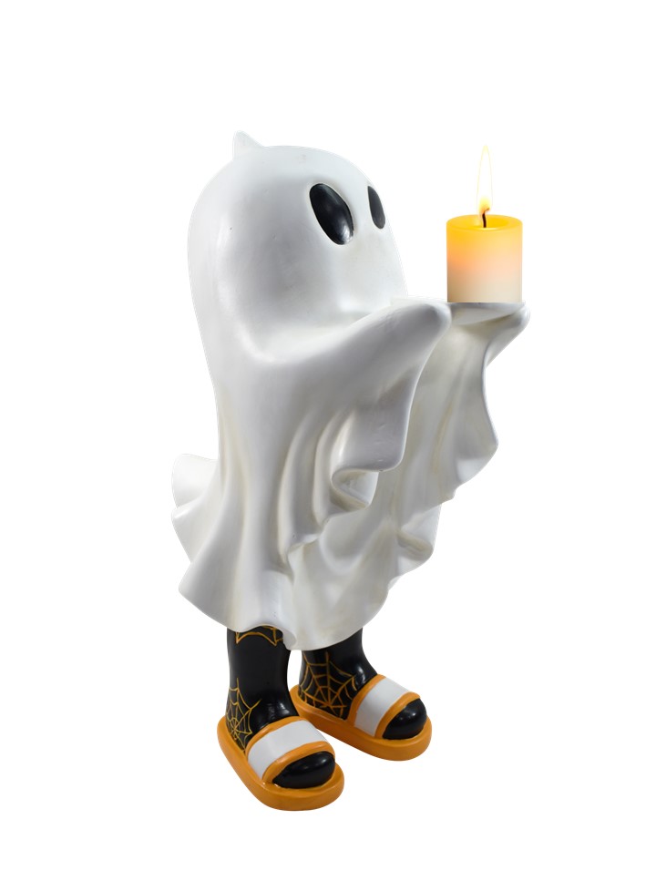 Halloween Ghost Casper Candle Holder | St Nicholas Cave