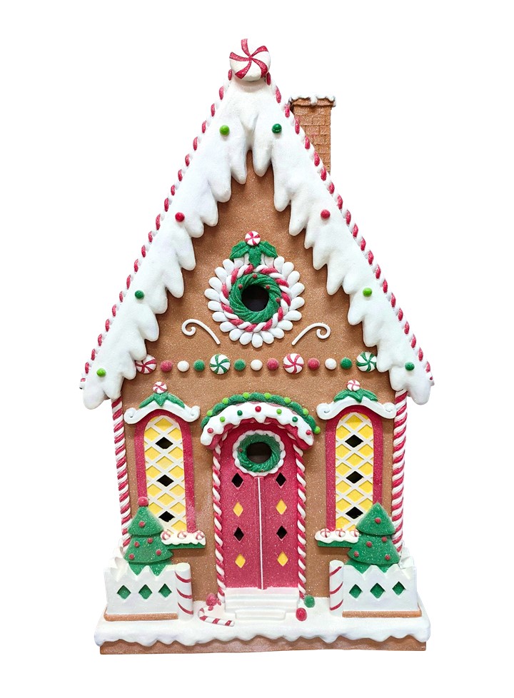 Hansel & Gretel Gingerbread House Facade LED XL | St Nicholas