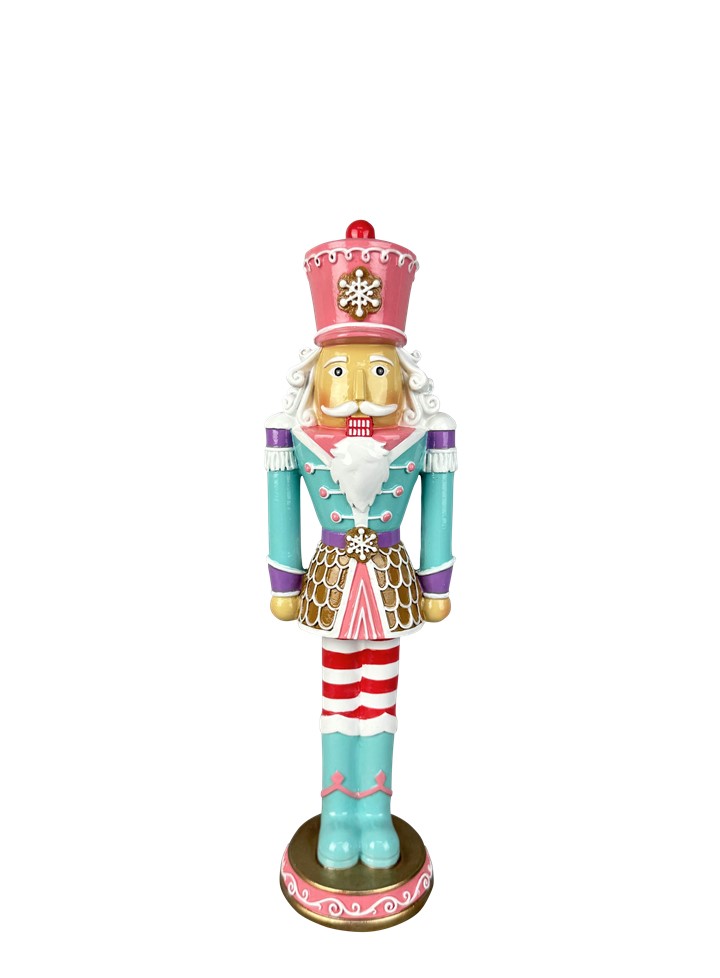 Joyful Nutcracker Guard Figurine | St Nicholas Christmas Cave