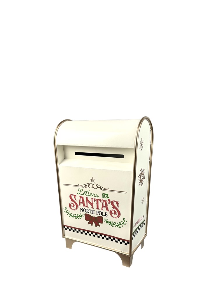 Metal Santa Letter Box | St Nicholas Christmas Cave