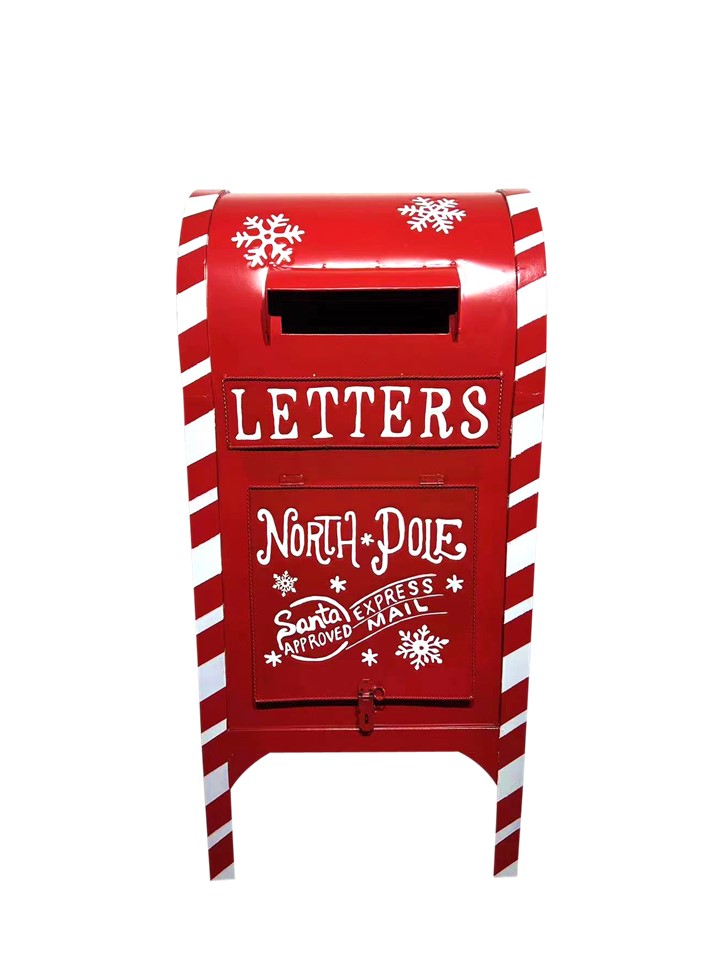 Metal Santa Letter Mail Box | St Nicholas Christmas Cave