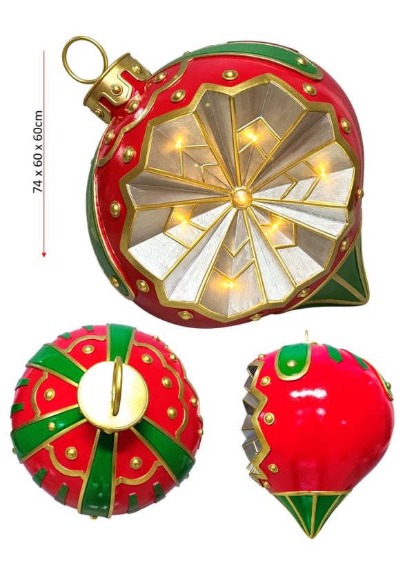 Christmas Indoor & Outdoor LED Bauble | St Nicholas Cave