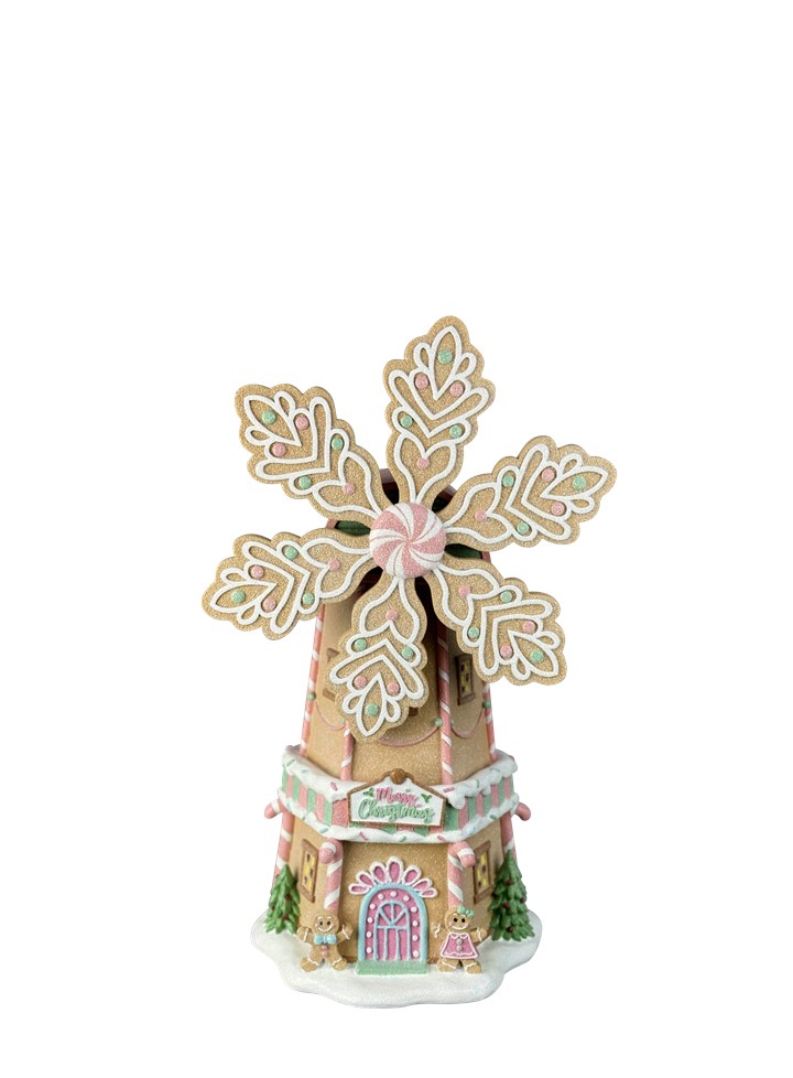 Windmill Pastel LED | St Nicholas Christmas Cave
