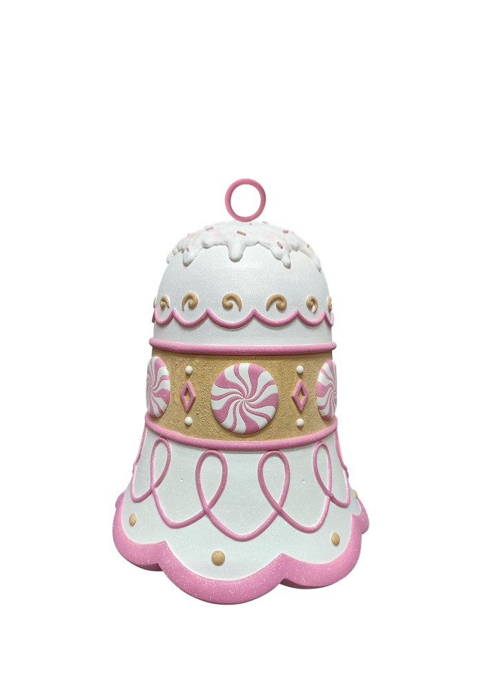 Pink Christmas Eve Bell LED | St Nicholas Christmas Cave