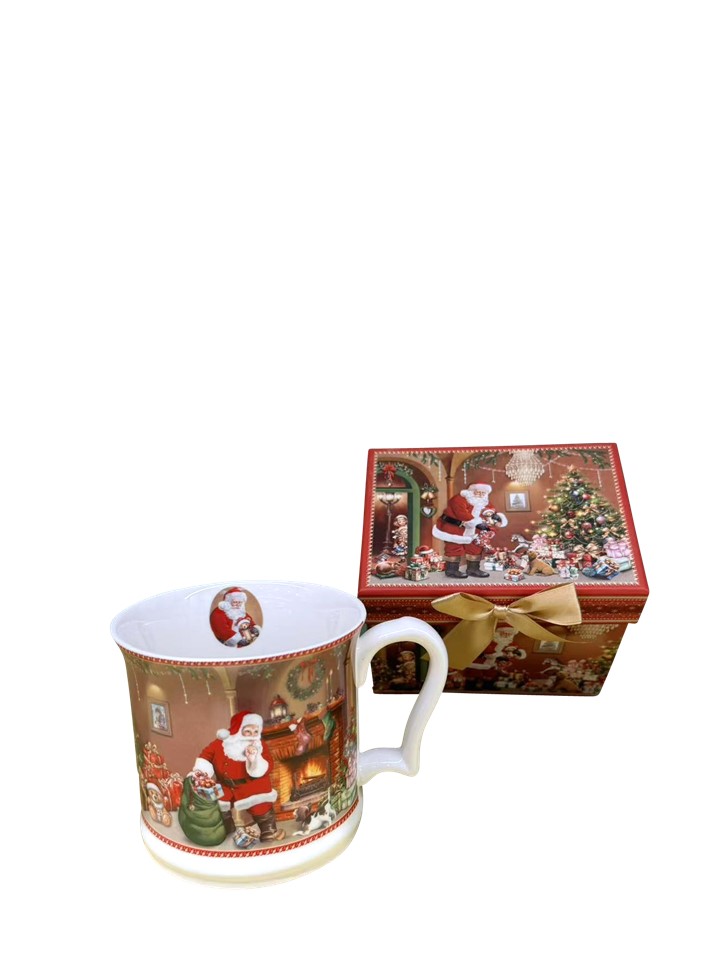 Dinnerware Traditional Santa Tea/Coffee Mug - St Nicholas Christmas Cave